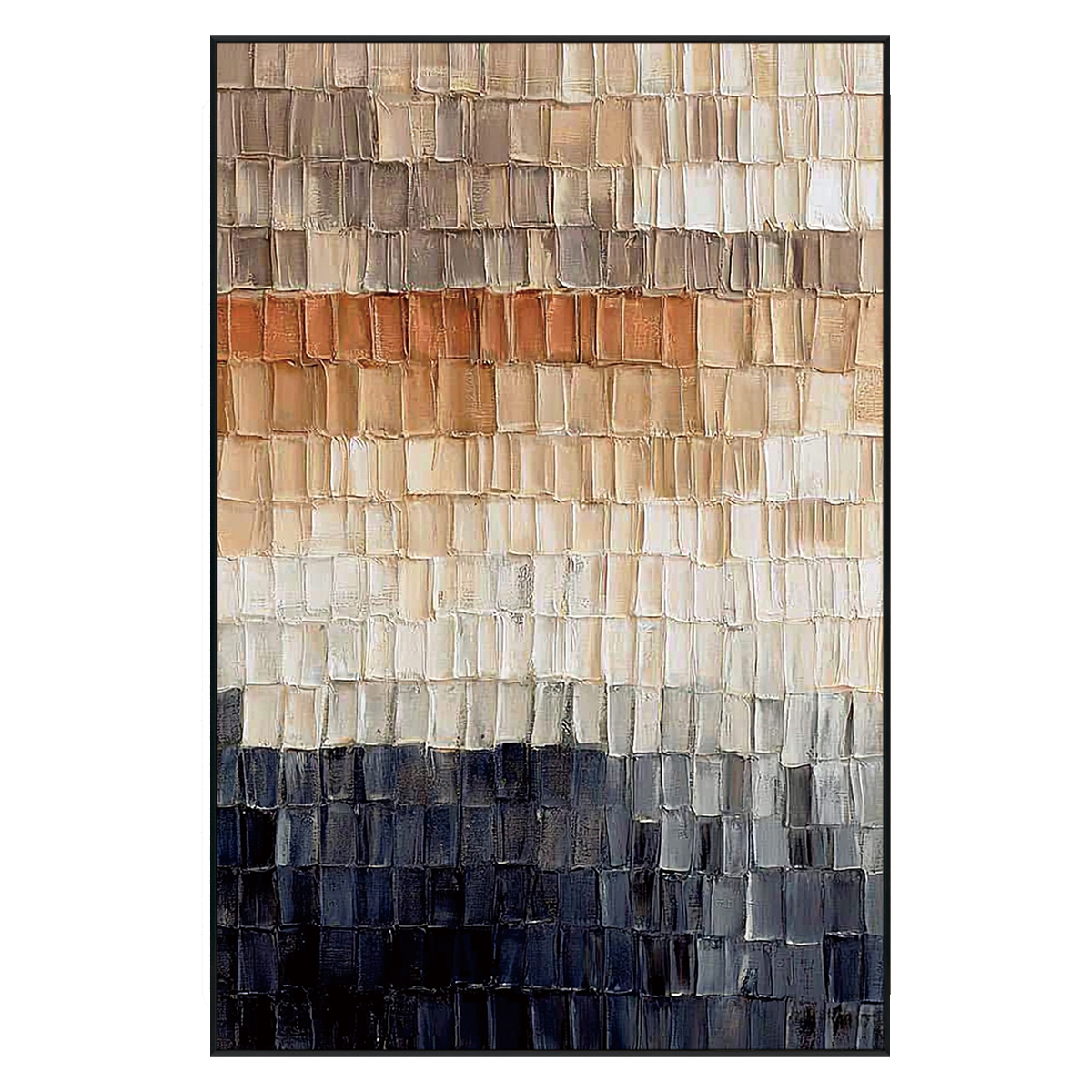 Arteleer | Neutral Textured Abstract Painting – Earth Tone Wall Art